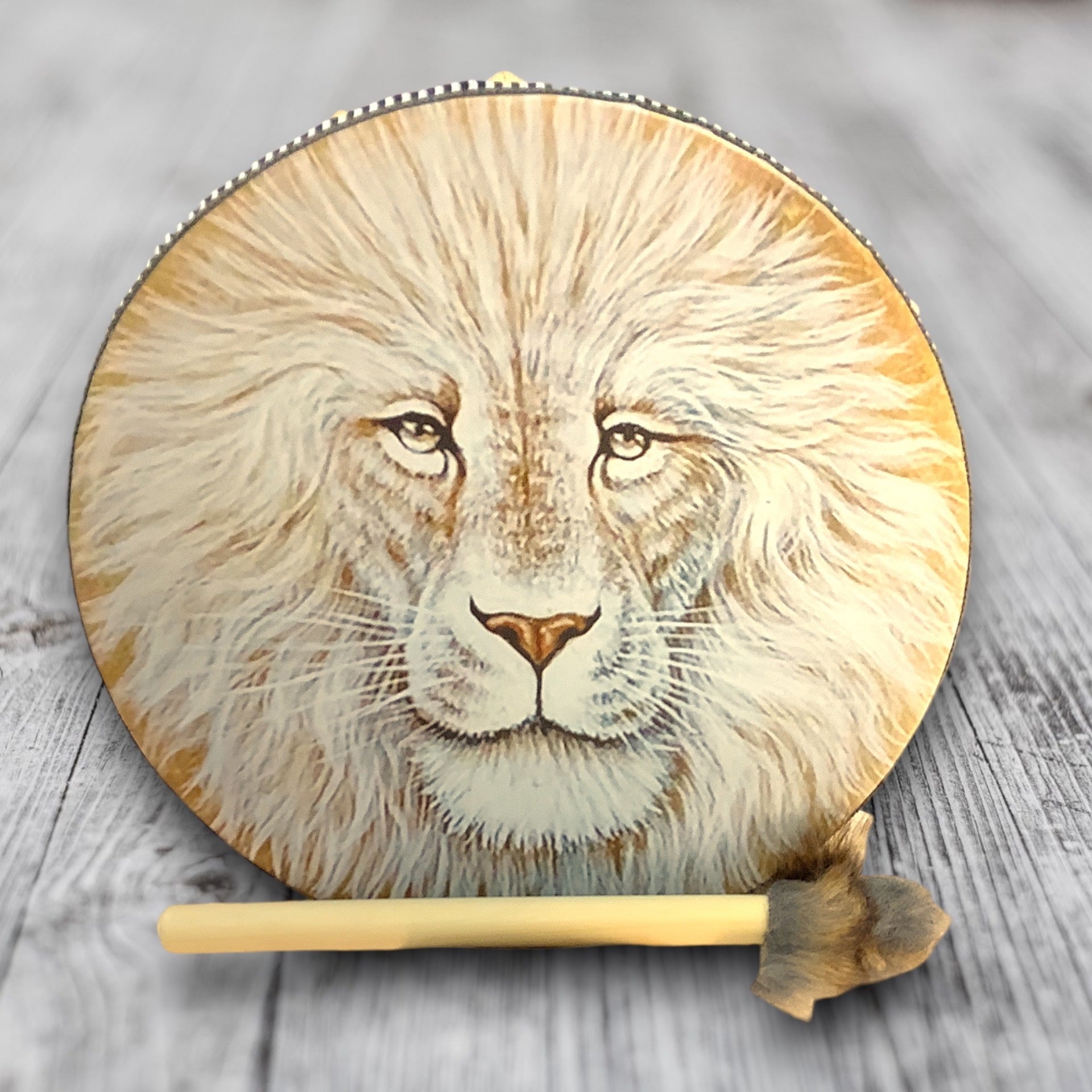 Lion Shaman Drum